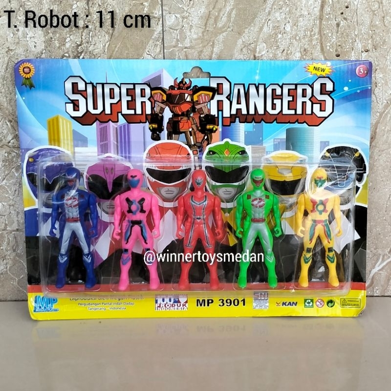 Jual Mainan Robot Power Rangers 4pcs / Robot Figure Power Rangers ...