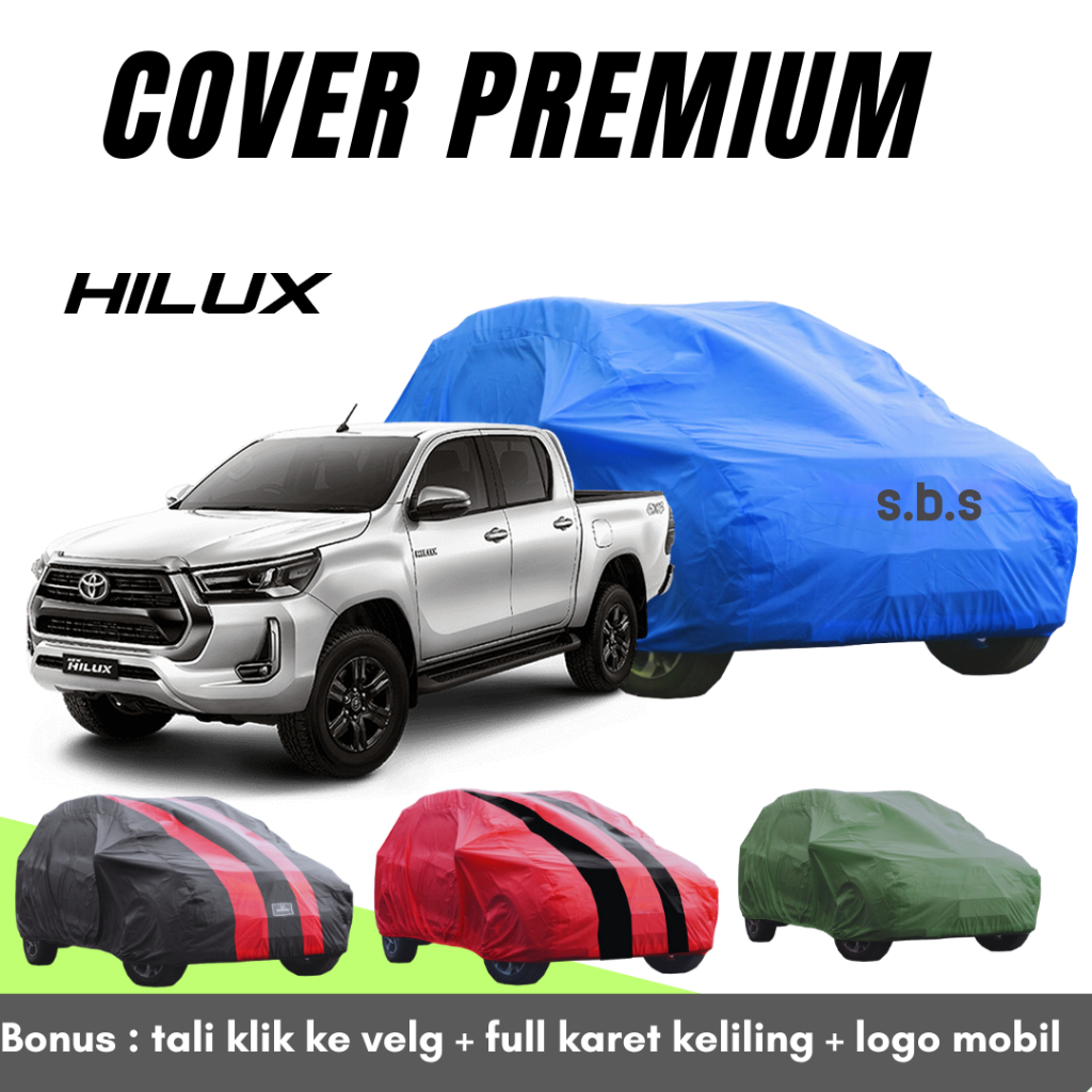 Jual HILUX Body Cover Mobil hilux Sarung Mobil hilux single cabin hilux ...