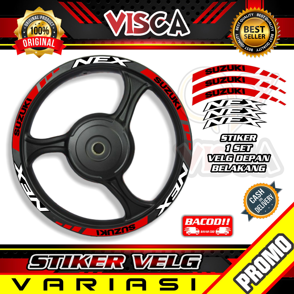 Jual Stiker Velg List Velg Motor Stiker Velg NEX | Shopee Indonesia