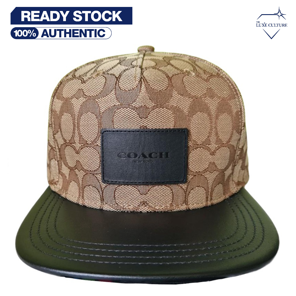Jual Coach Khaki Cap / Topi Branded Original | Shopee Indonesia