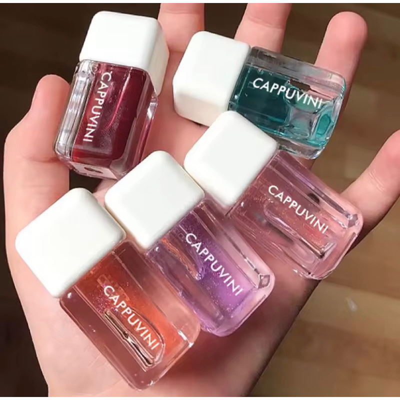 Jual CAPPUVINI SENSITIVE JELLY LIP OIL LIP GLOSS TRANSPARANT | Shopee ...