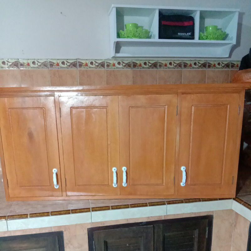 Jual Kitchen Set Kayu 125 x 60 x 30 Custom | Shopee Indonesia