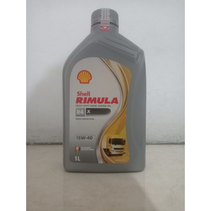 Jual Oli shell Rimula R4x sae 15w40 dengan kemasan 1liter Original ...