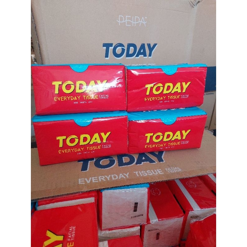 Jual Tissue TODAY 250 sheet ( Paket 4 pcs ) | Shopee Indonesia