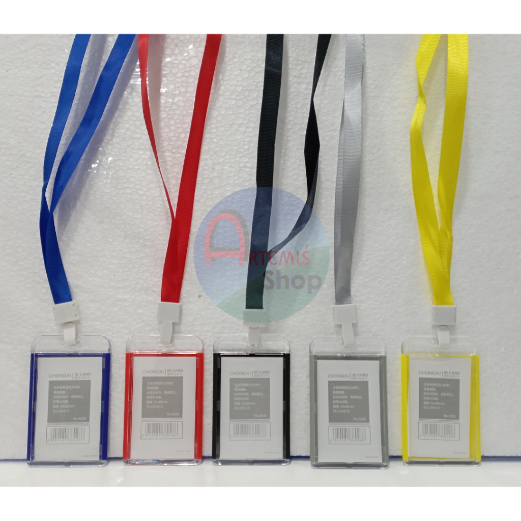 Jual Name Tag Akrilik / ID Card Kartu Nama Portrait Tegak Chong Xi 6028 ...