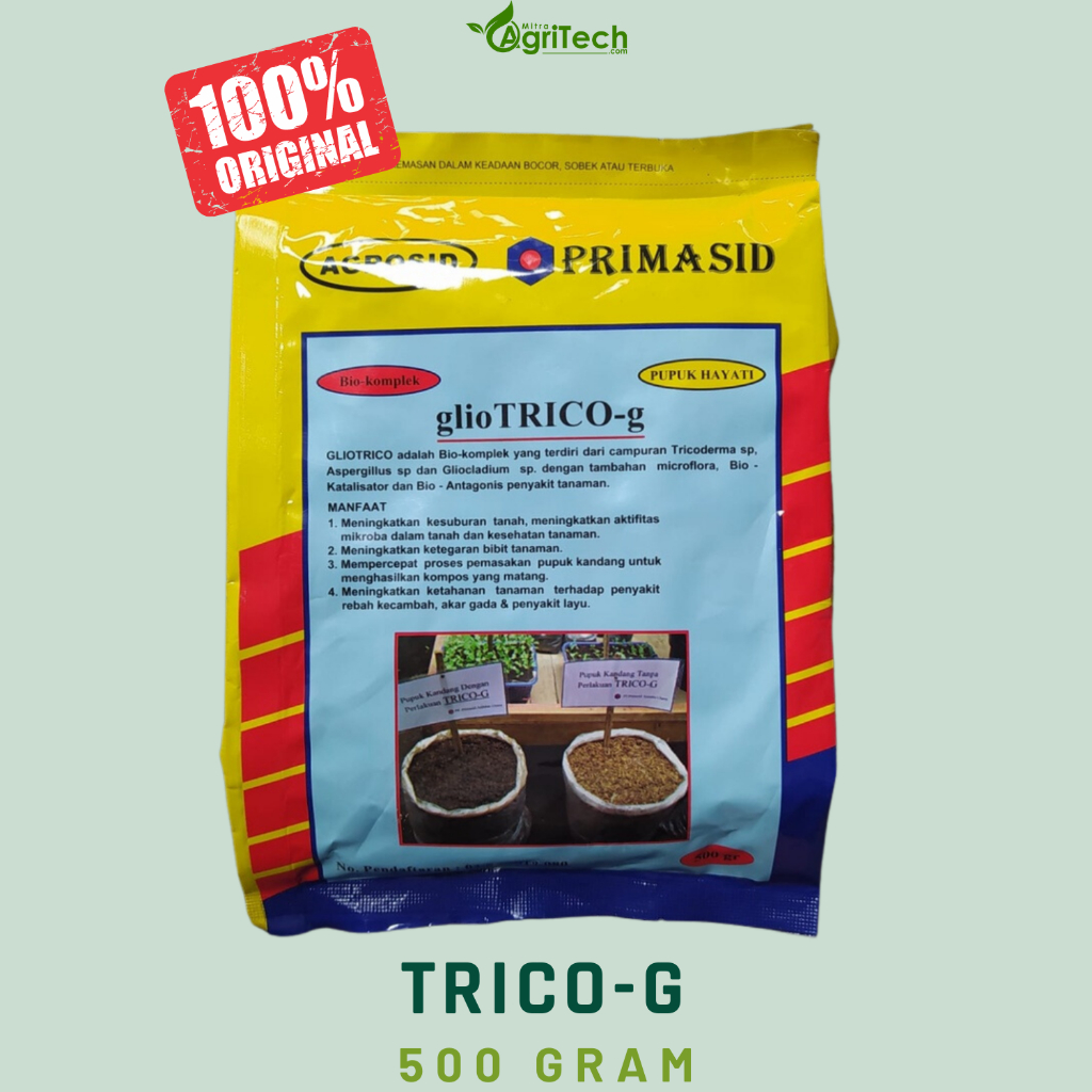 Jual TRICODERMA TRICO G PRIMASID ISI 500 GRAM BIOLOGIS ORGANIK PENCEGAH ...