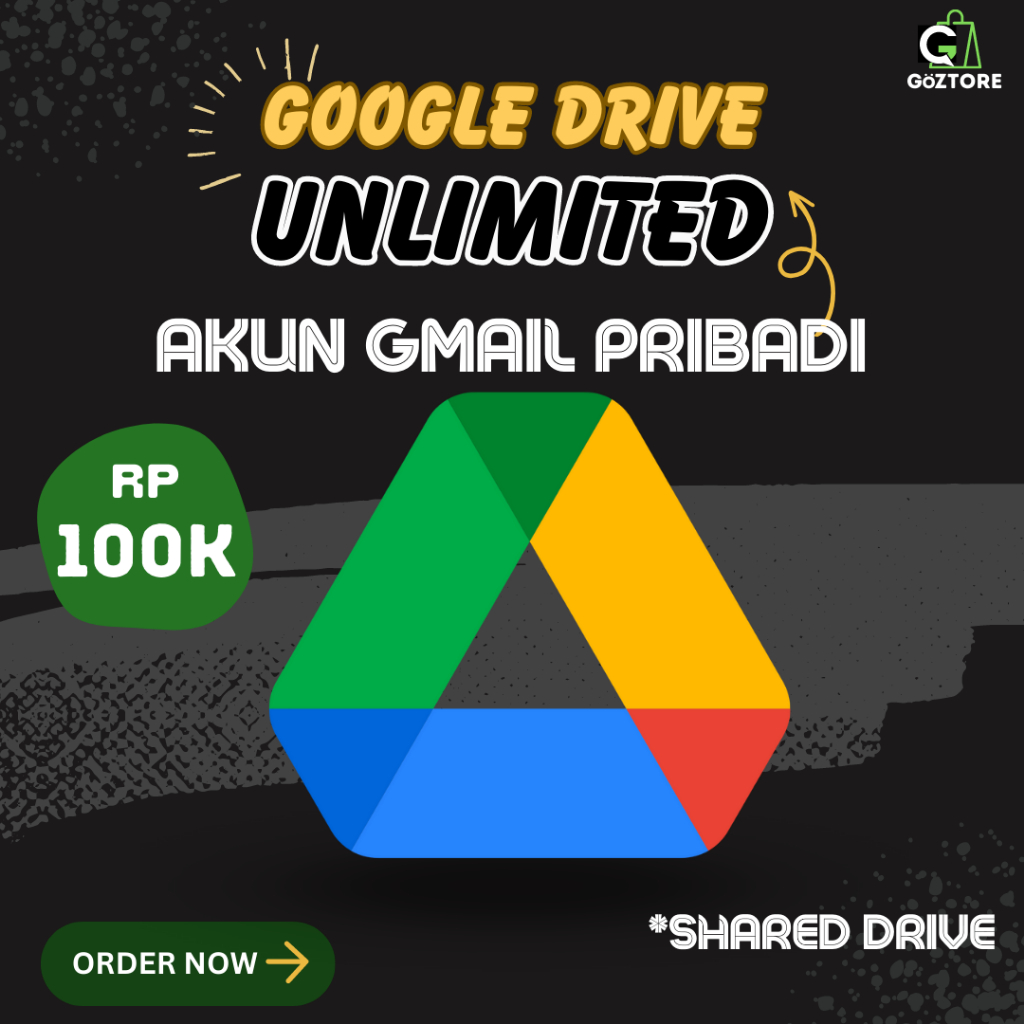 Jual Google Drive Gdrive Unlimited Storage Lifetime Bergaransi Resmi ...