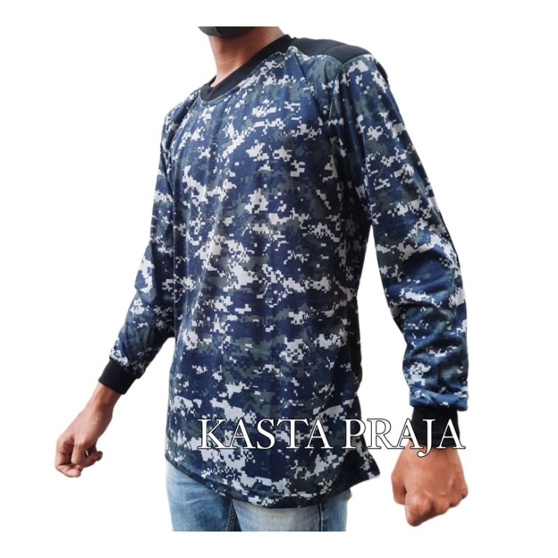 Jual Kaos Oblong Loreng Motif US NAVY SEAL Lengan Panjang | Shopee ...