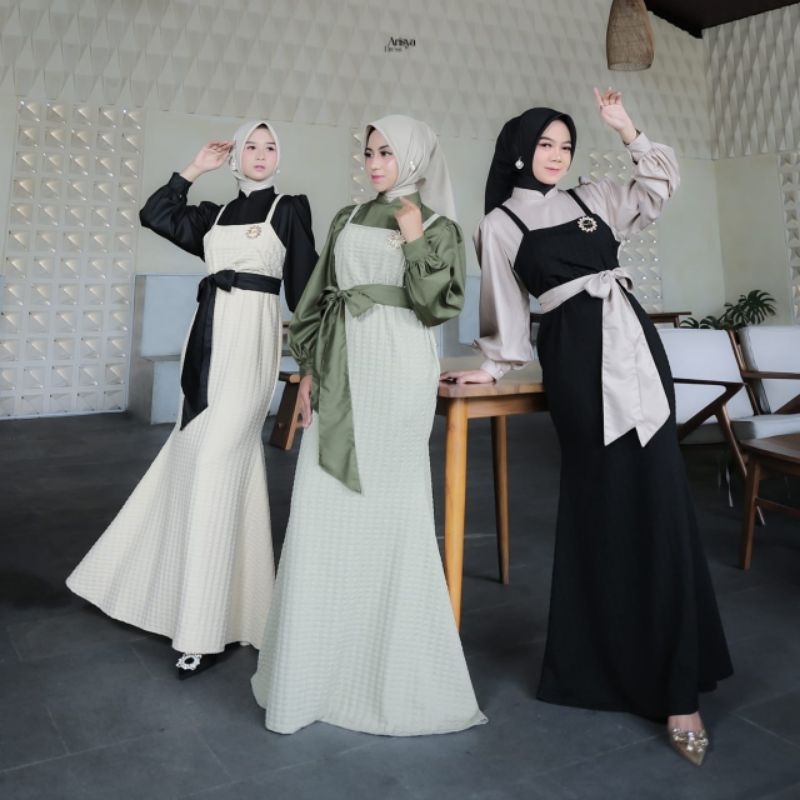 Jual Misskamihijab ARISYA DRESS ORI MK dresskondangan dresspesta ...