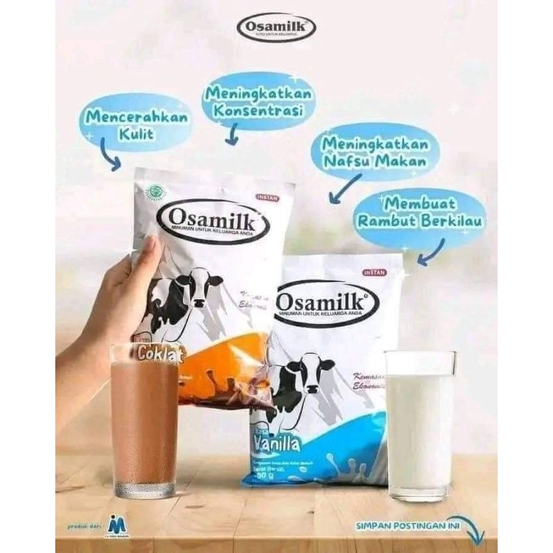 Jual osamilk, 300gr susu penggemuk badan, minuman penggemuk badan, susu ...
