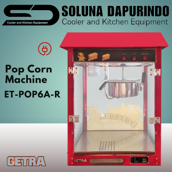Jual GETRA Pop Corn Machine ET-POP6A-R / Mesin Popcorn / ETPOP6AR ...