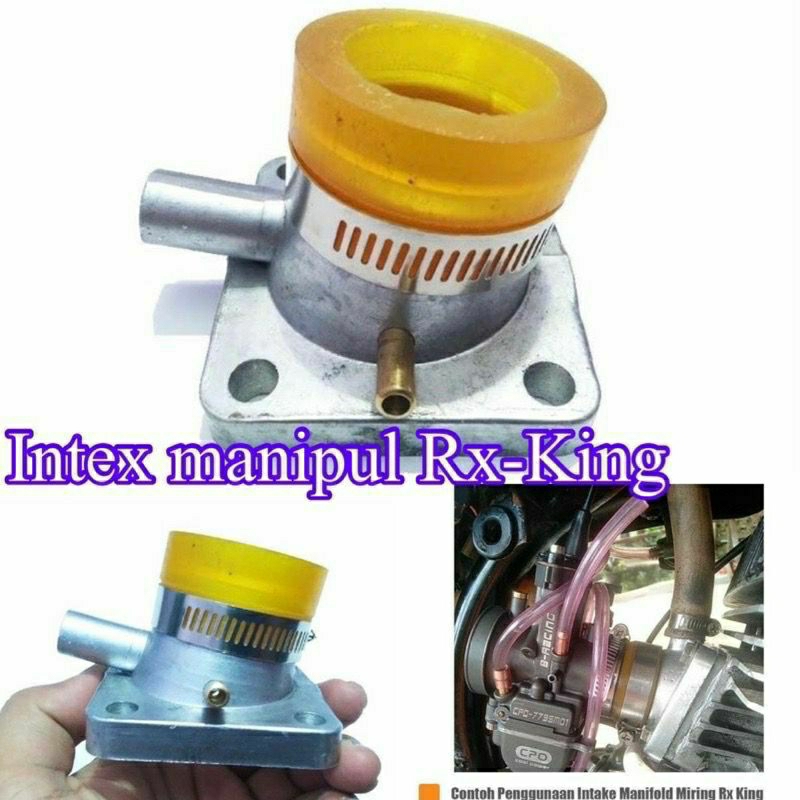 Jual Intek Manifold / Intake Manipul Manipol Rx King Ukuran Karbu PE 28 ...
