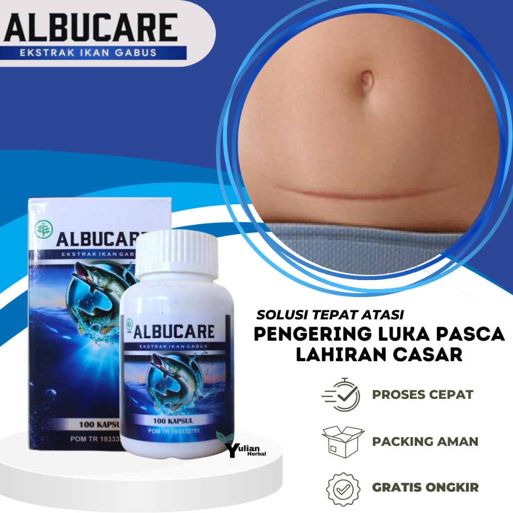 Jual Albucare Obat Untuk Mengeringkan luka pasca Operasi, Pengering Luka pasca lahiran Caesar ...