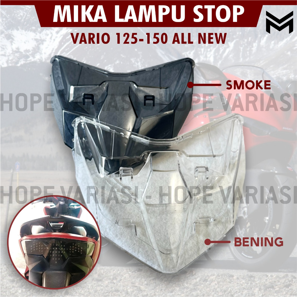 Jual MIKA STOP VARIO 125 150 ALL NEW TAHUN 2018 - 2023 STOP LAMP MIKA TUTUP LAMPU BELAKANG MOTOR ...