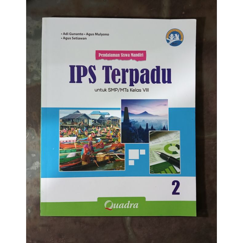 Jual Buku Paket IPS Terpadu SMP Kelas 2 Penerbit Quadra | Shopee Indonesia