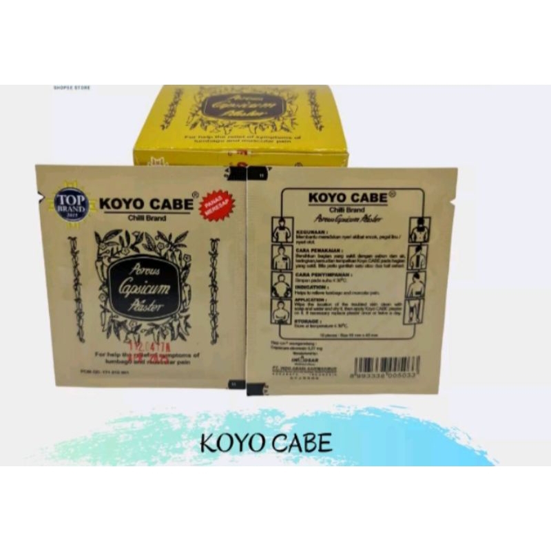 Jual koyo cabe 1 amplop isi 10 pis | Shopee Indonesia