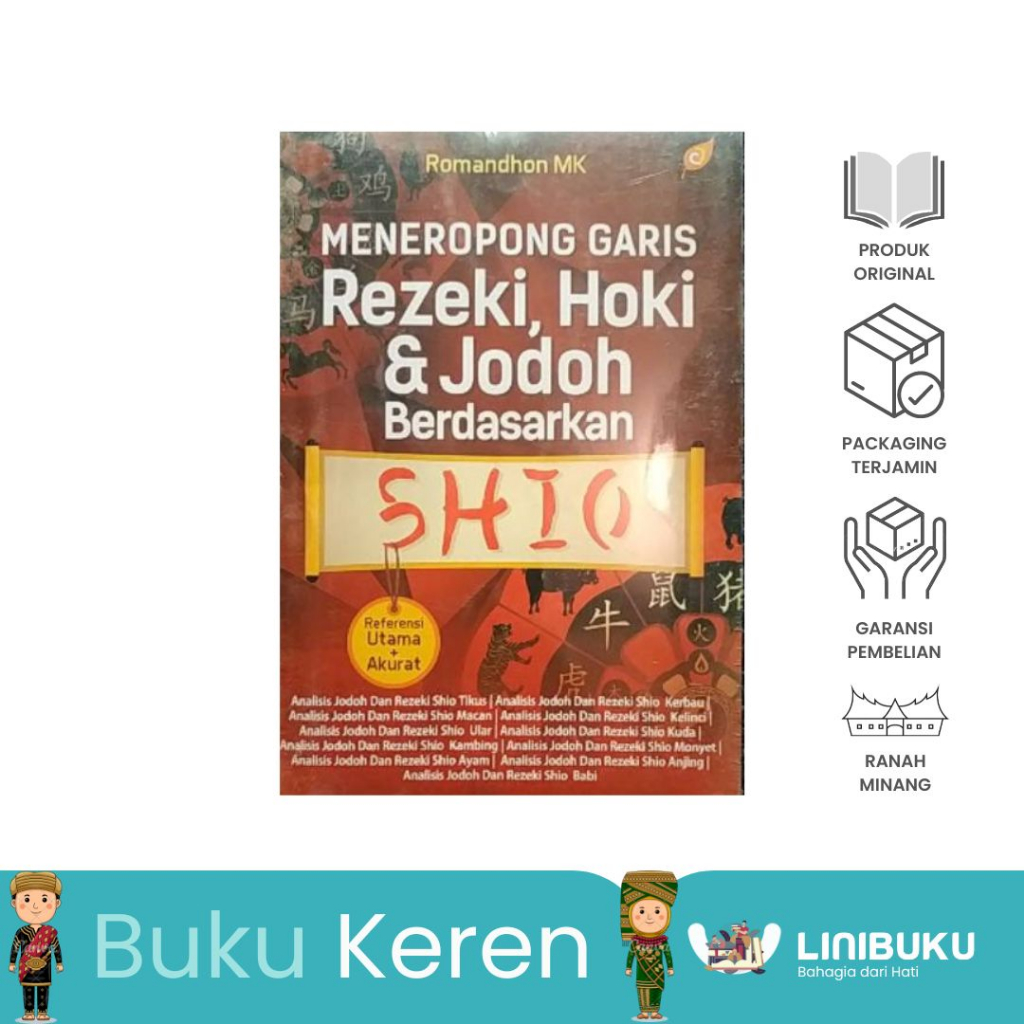 Jual MENEROPONG GARIS REZEKI, HOKI & JODOH BERDASARKAN SHIO - Buku ...