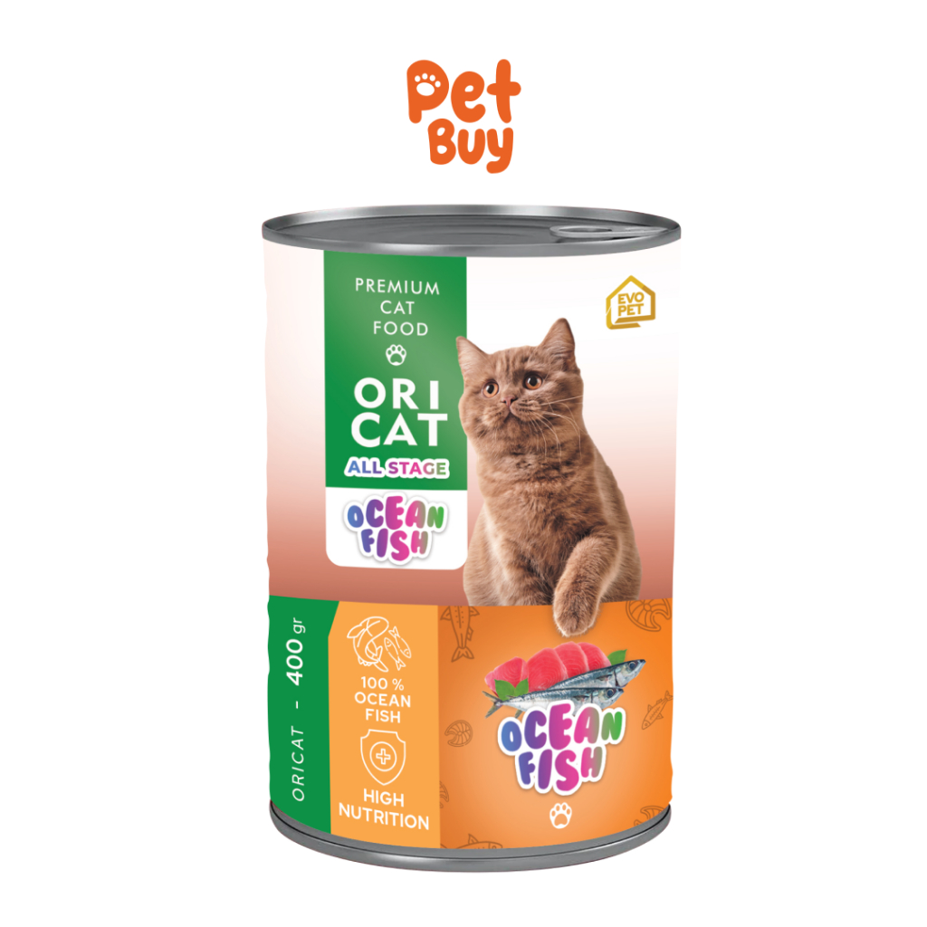 Jual Ori Cat Can Kaleng Ocean Fish 400 gr | Shopee Indonesia