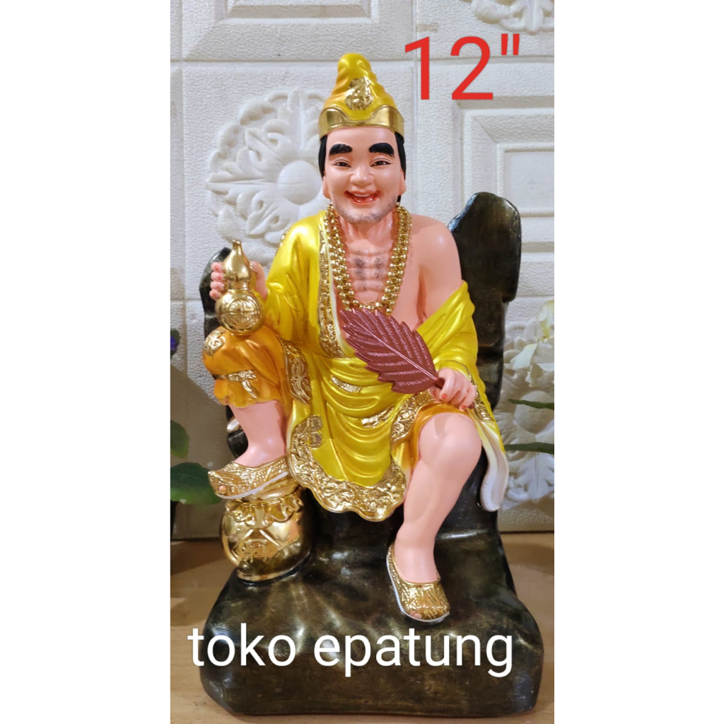 Jual patung dewa ci kung / chikung / cikung - fiber - 12 inch - Kuning ...