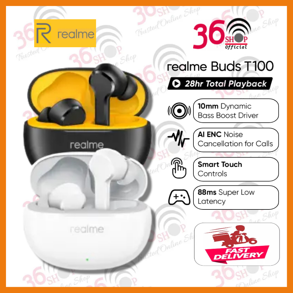 Jual Realme Buds T01 TWS Earphone Bluetooth Original Garansi Resmi ...