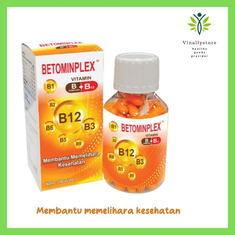 Jual Betominplex B complex + B12 isi 100 (membantu memenuhi kebutuhan ...