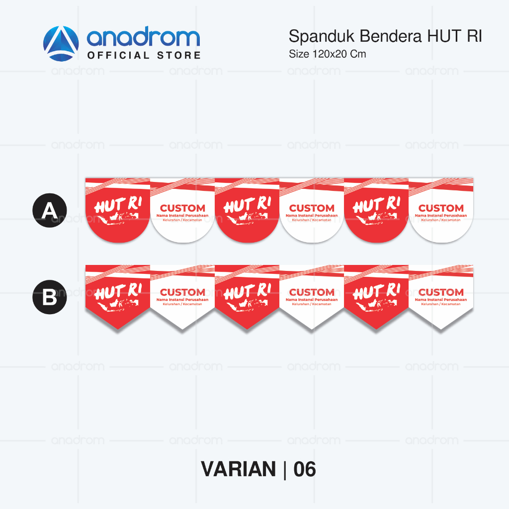 Jual Spanduk Bendera Atribut 17 Agustus | Bunting Flag Dirgahayu HUT RI ...