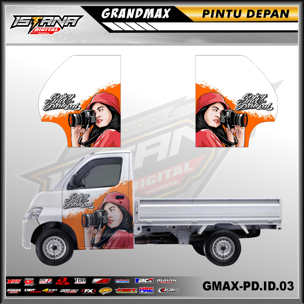 Jual Decal Sticker Pintu Depan Daihatsu Grandmax - Stiker Variasi Pintu ...