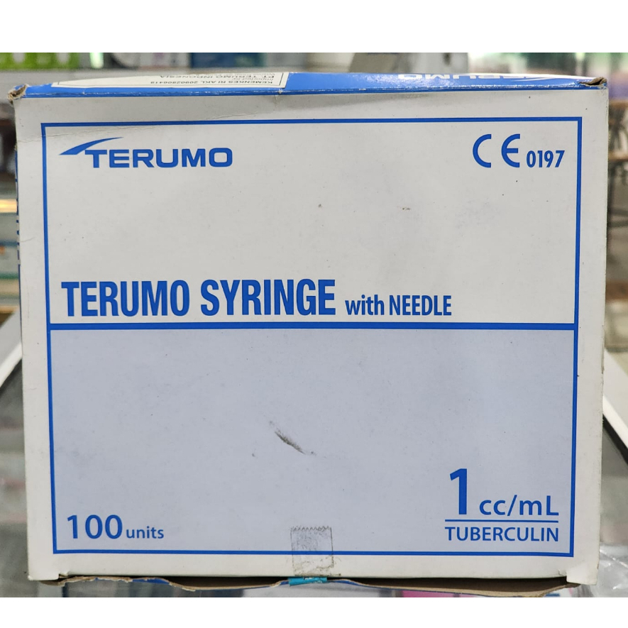 Jual TERUMO SYRINGE 1 CC WITH NEEDLE PER PCS/JARUM SUNTIK TERUMO 1 CC ...