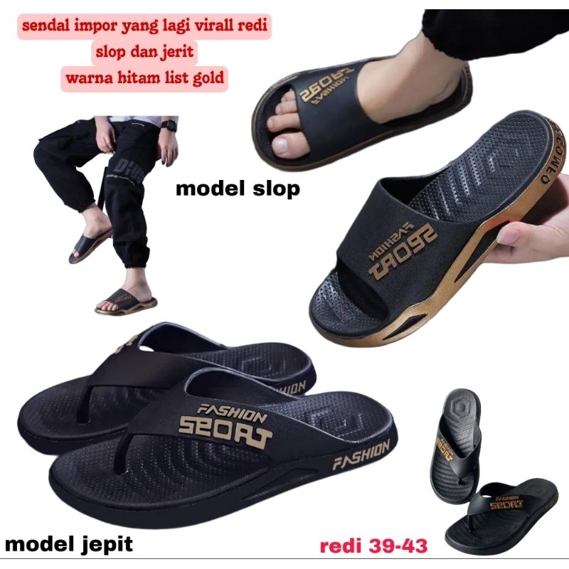 Jual Sendal impor yang lagi viral.simple dan elegan.nyaman | Shopee ...