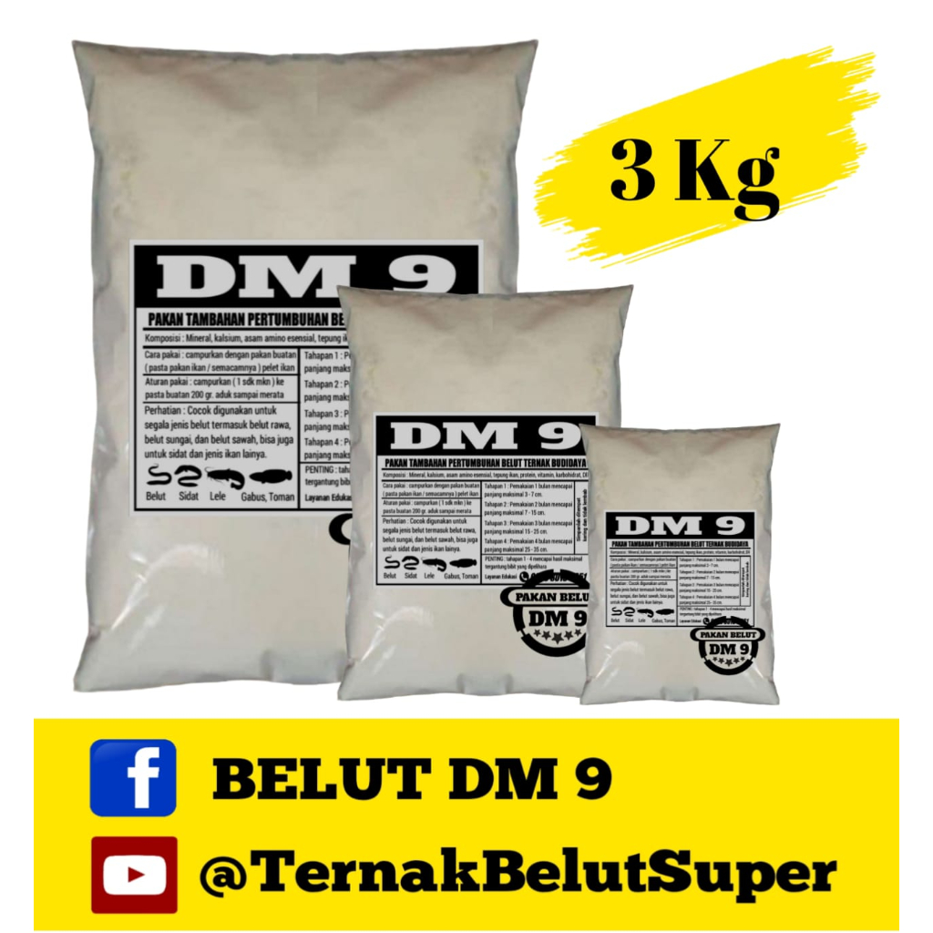 Jual pakan belut ternak budidaya 3 kg | Shopee Indonesia