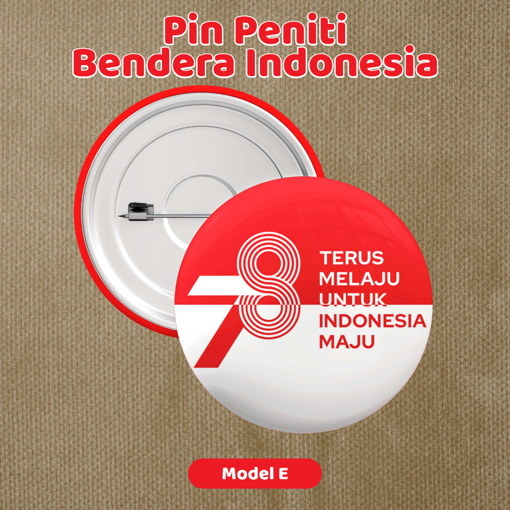 Jual Pin Merah Putih Pin Indonesia Pin HUT RI | Shopee Indonesia