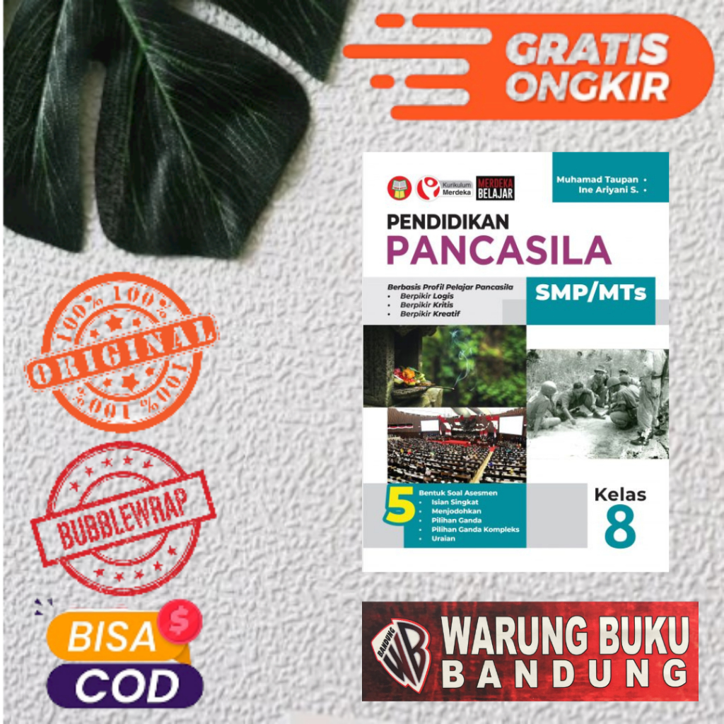 Jual BUKU PENDIDIKAN PANCASILA UNTUK SMP/MTs KELAS 8 KURIKULUM MERDEKA | Shopee Indonesia