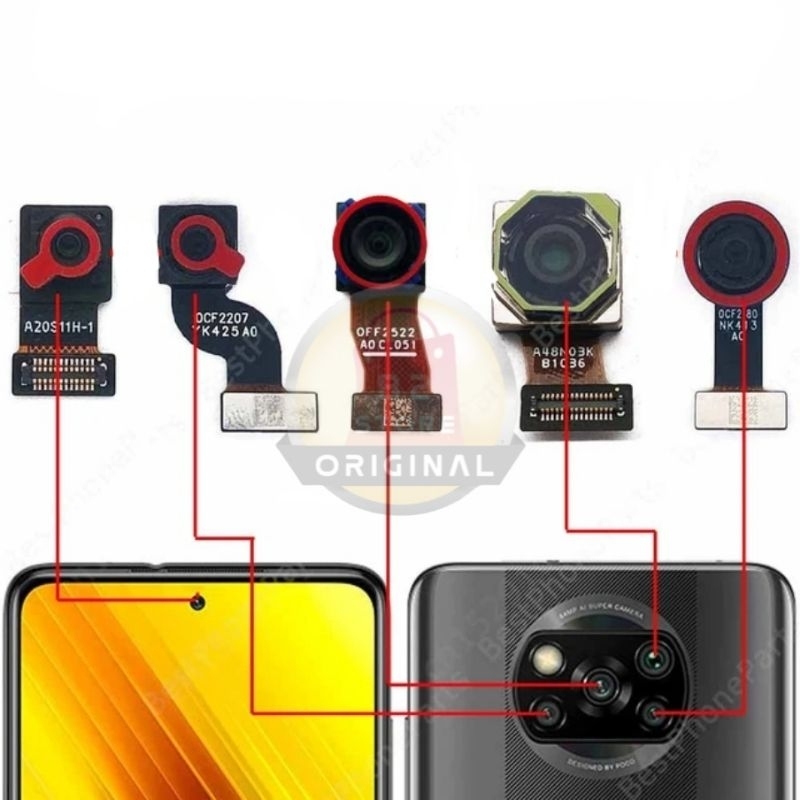 Jual KAMERA DEPAN BELAKANG XIAOMI POCO X3 PRO - BACK CAMERA | Shopee ...