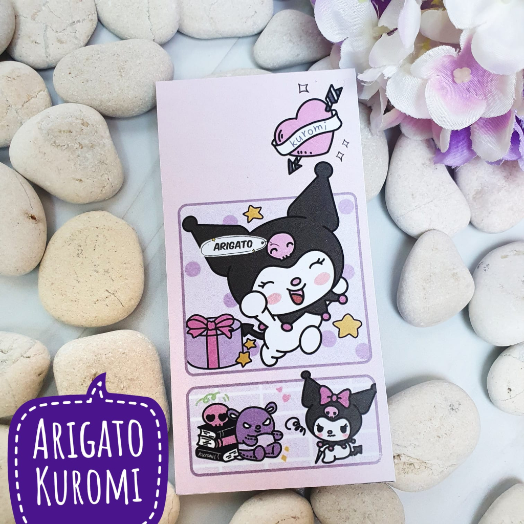 Jual Kuromi Mini Long Notes Buku Catatan Tulis Notebook Notepad ...