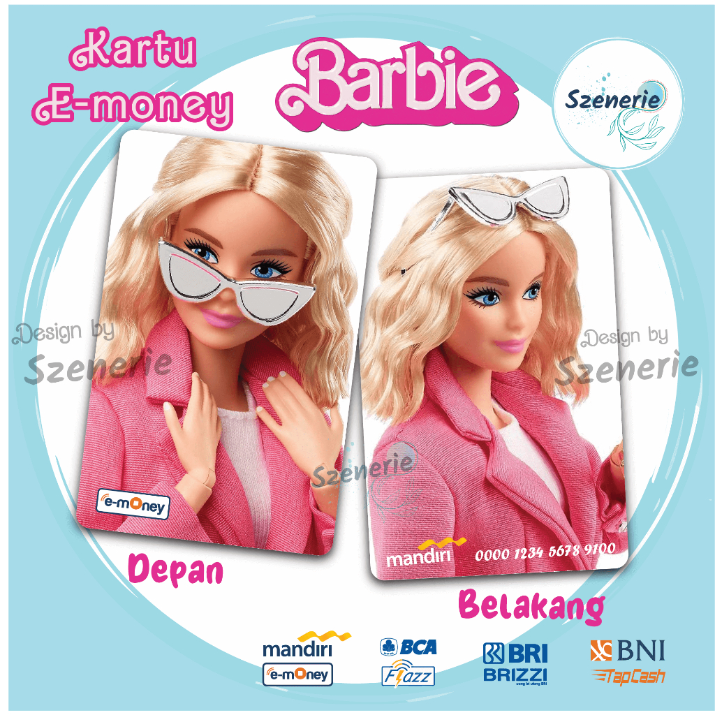 Jual Emoney Barbie Girl Cute Flazz gen 2 Kartu E-money Mandiri BCA ...
