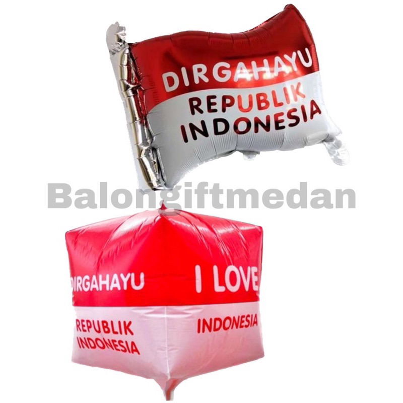 Jual BALON MERAH PUTIH 17 AGUSTUS DIRGAHAYU BENDERA KUBUS | Shopee ...
