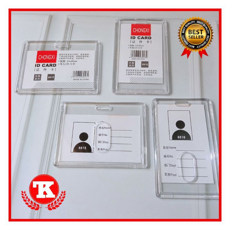 Jual Id Card Akrilik Tempat Id Card Holder Id Card | Shopee Indonesia