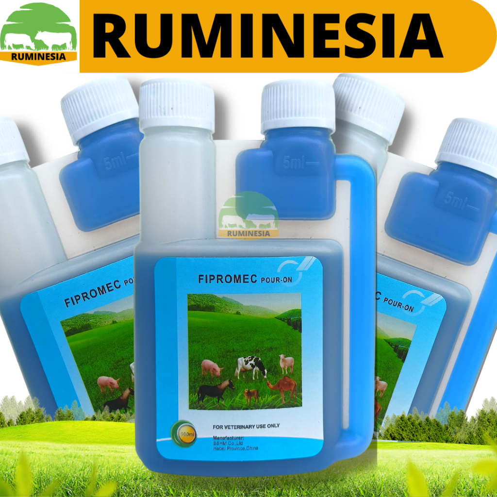 Jual FIPROMEC POUR ON 100ML - Obat Cacing Kutu Scabies Tetes untuk Sapi ...