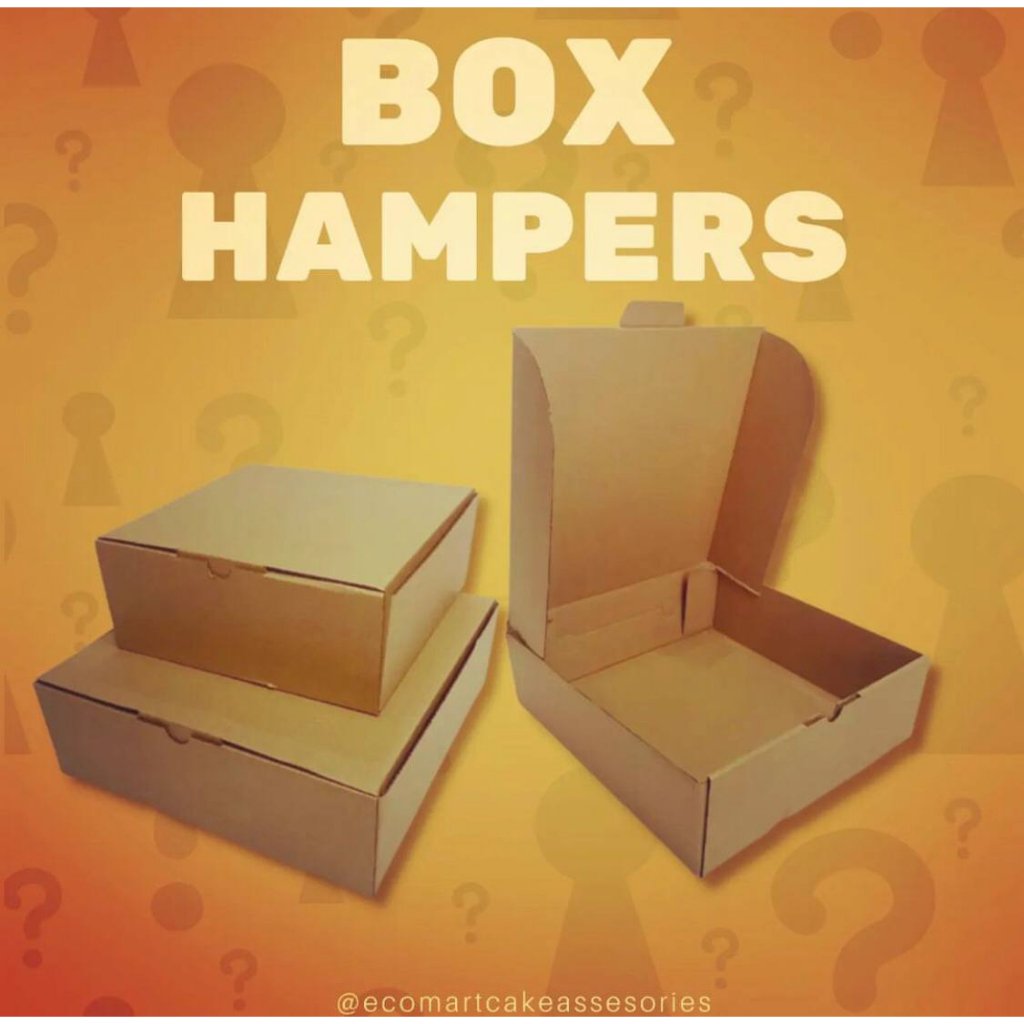 Jual 5 pcs Box Hampers/Box Pizza/Kotak Hamper/Kotak Packing Kado ...