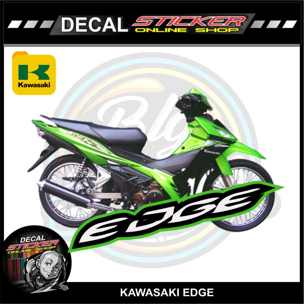 Jual Decal sticker striping motor KAWASAKI EDGE | Shopee Indonesia