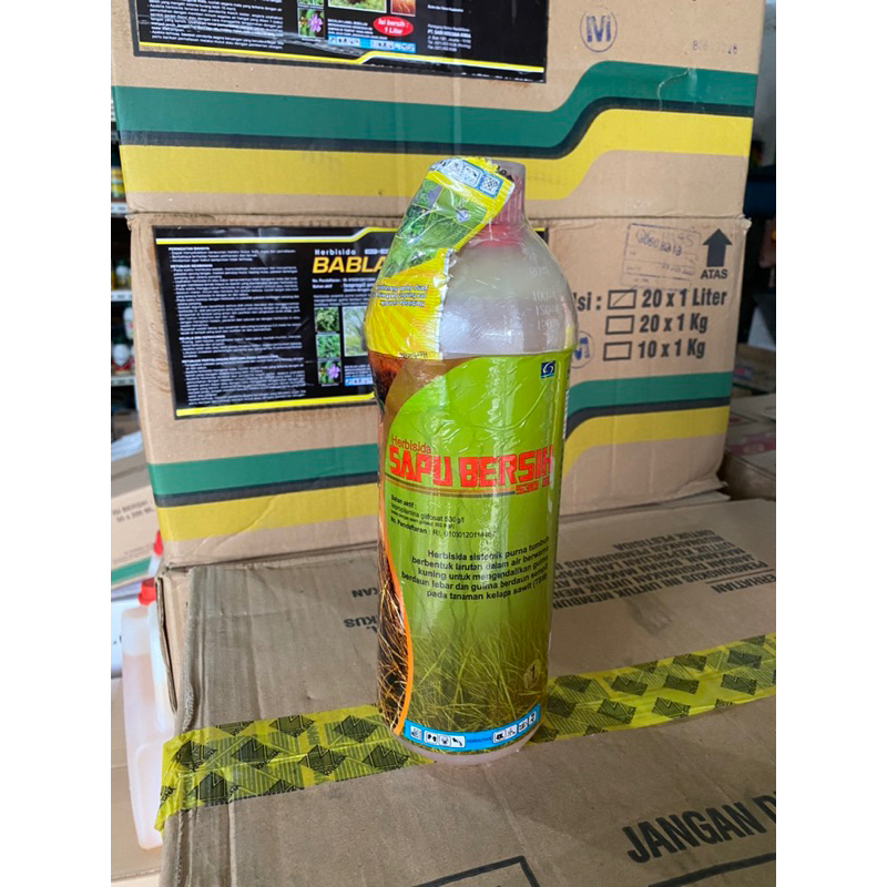 Jual Herbisida SAPU BERSIH 530SL 1 Liter Racun Rumput Glifosat Sistemik ...