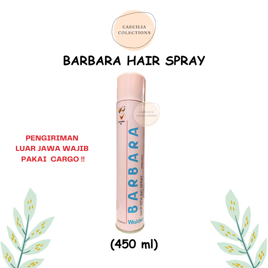 Jual CC - Hairspray Barbara Walden Extra Hold I Hair Styling 450 ml ...