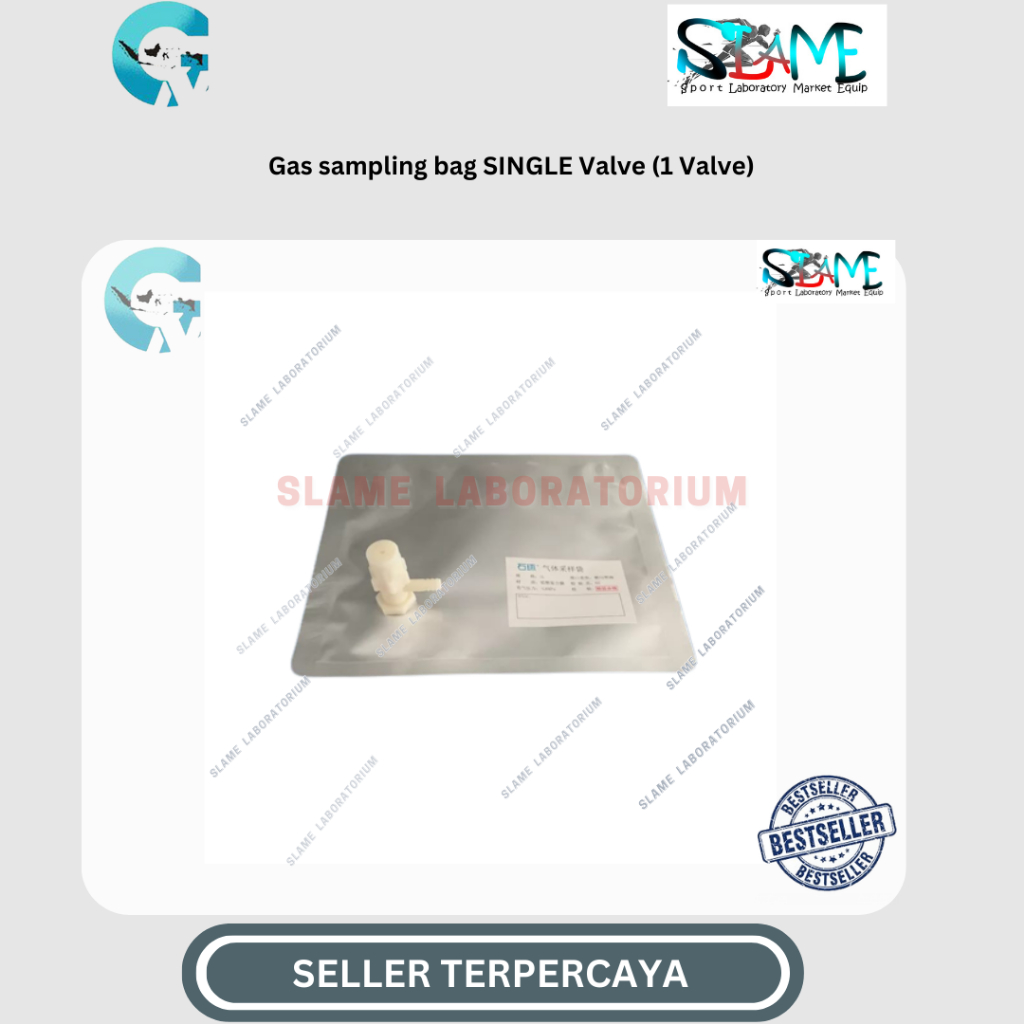 Jual (READY STOCK) Gas sampling bag SINGLE Valve (1 Valve) | Shopee ...