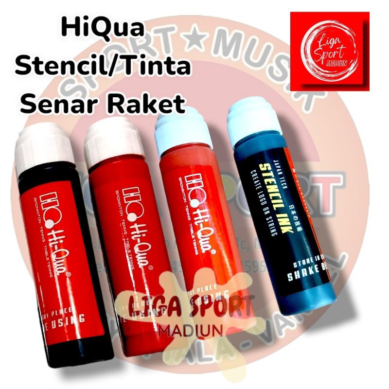 Jual HiQua Stencil / Tinta Senar Raket Tenis dan Badminton | Shopee ...