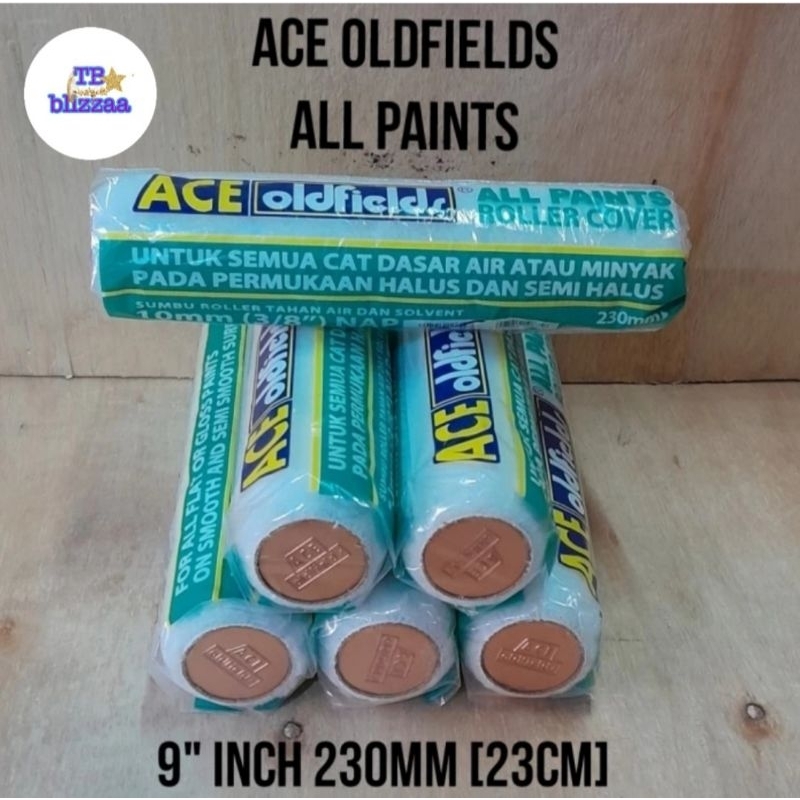 Jual Bulu Rol Ace Oldfields All Paint Jenis Cat Dasar Air Minyak Refil ...
