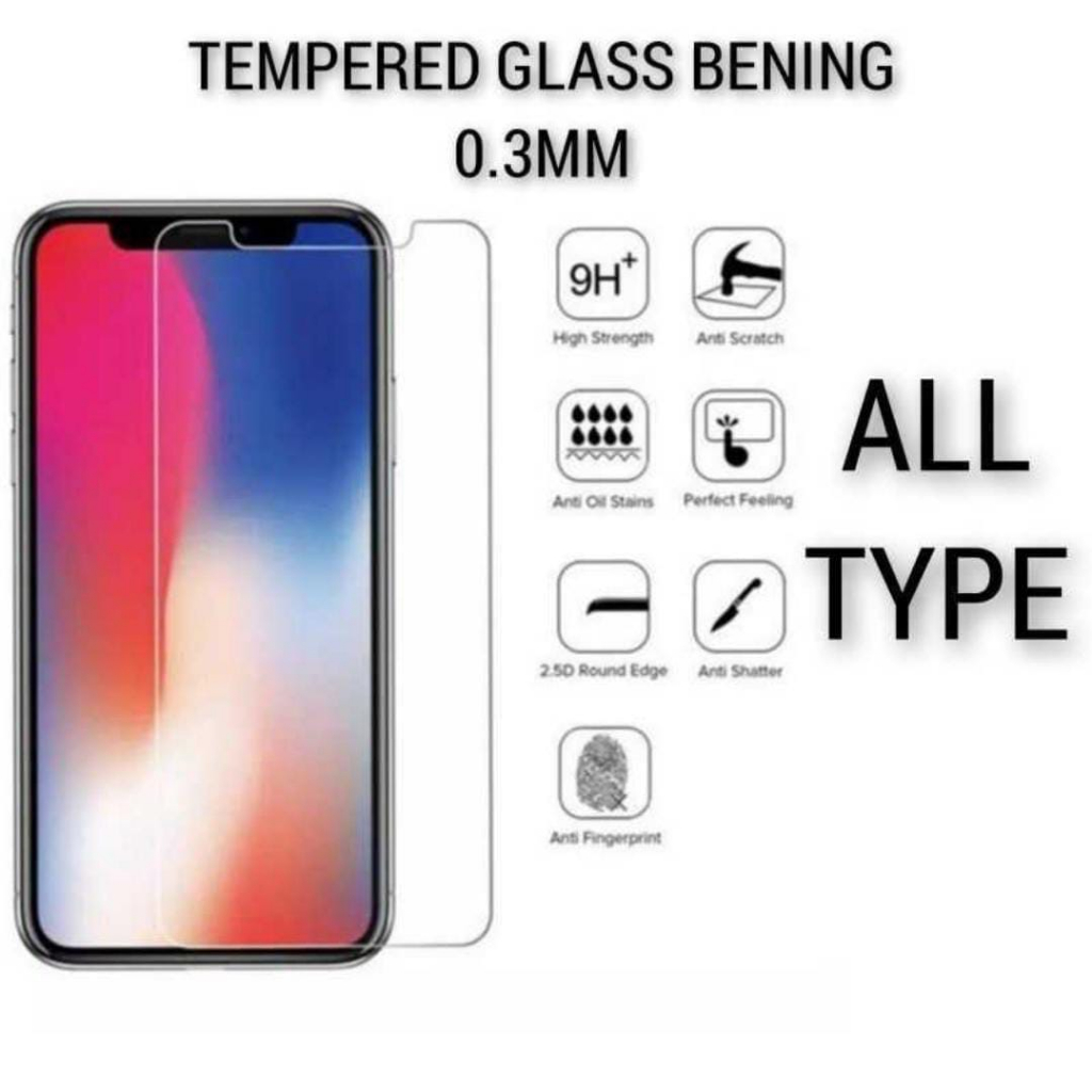 Jual Tempered Glass 0.3mm IPH all tipe / Anti gores kaca 0,3mm all tipe IPH / Screen Protector 0 ...
