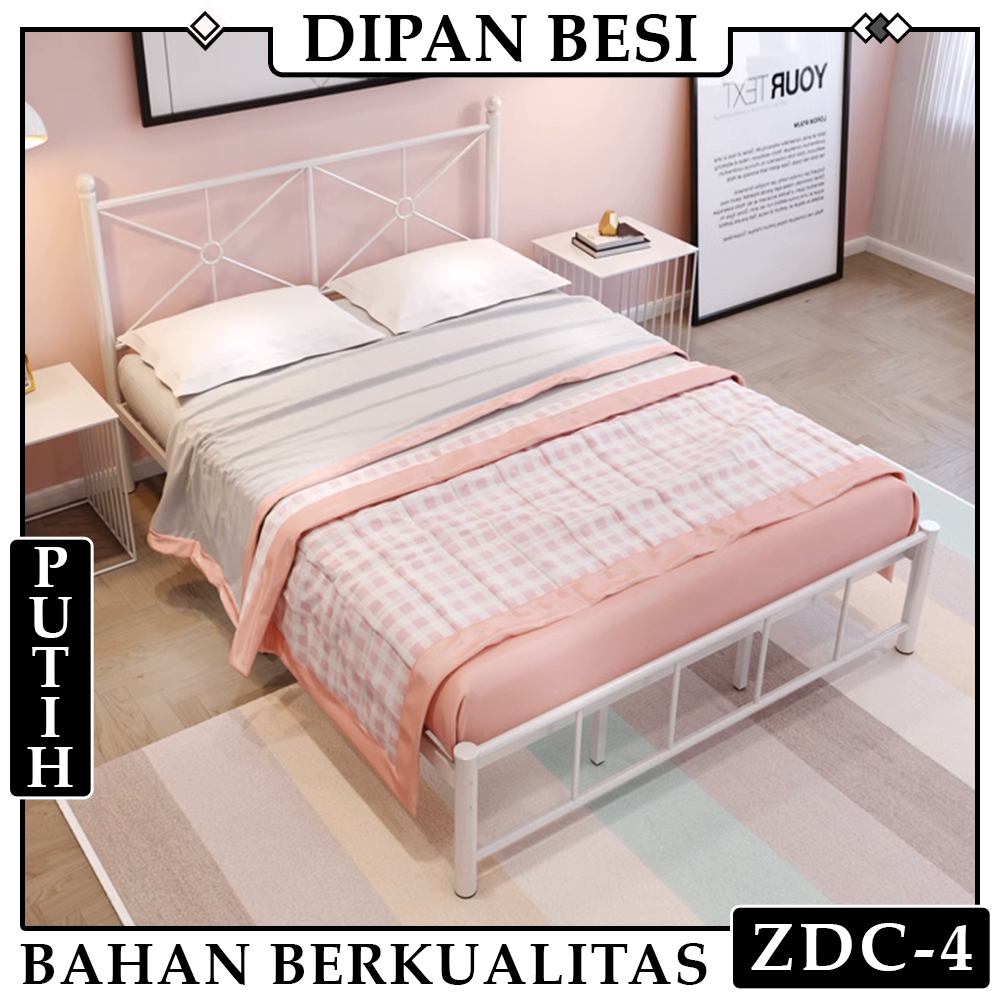 Jual Ranjang Lipat Tanpa Kasur Dipan Sandaran Bahan Besi Kokoh Tempat ...