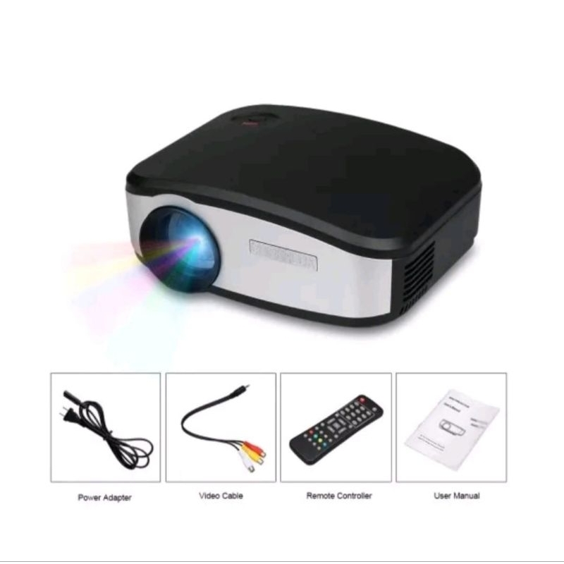 Jual Mini LED Projector C6 with TV | Shopee Indonesia