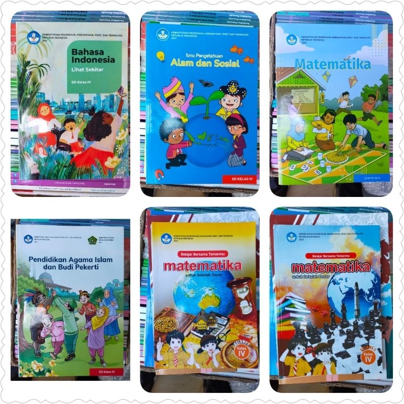 Jual Buku Paket SD Kelas 4 Kurikulum Merdeka | Shopee Indonesia