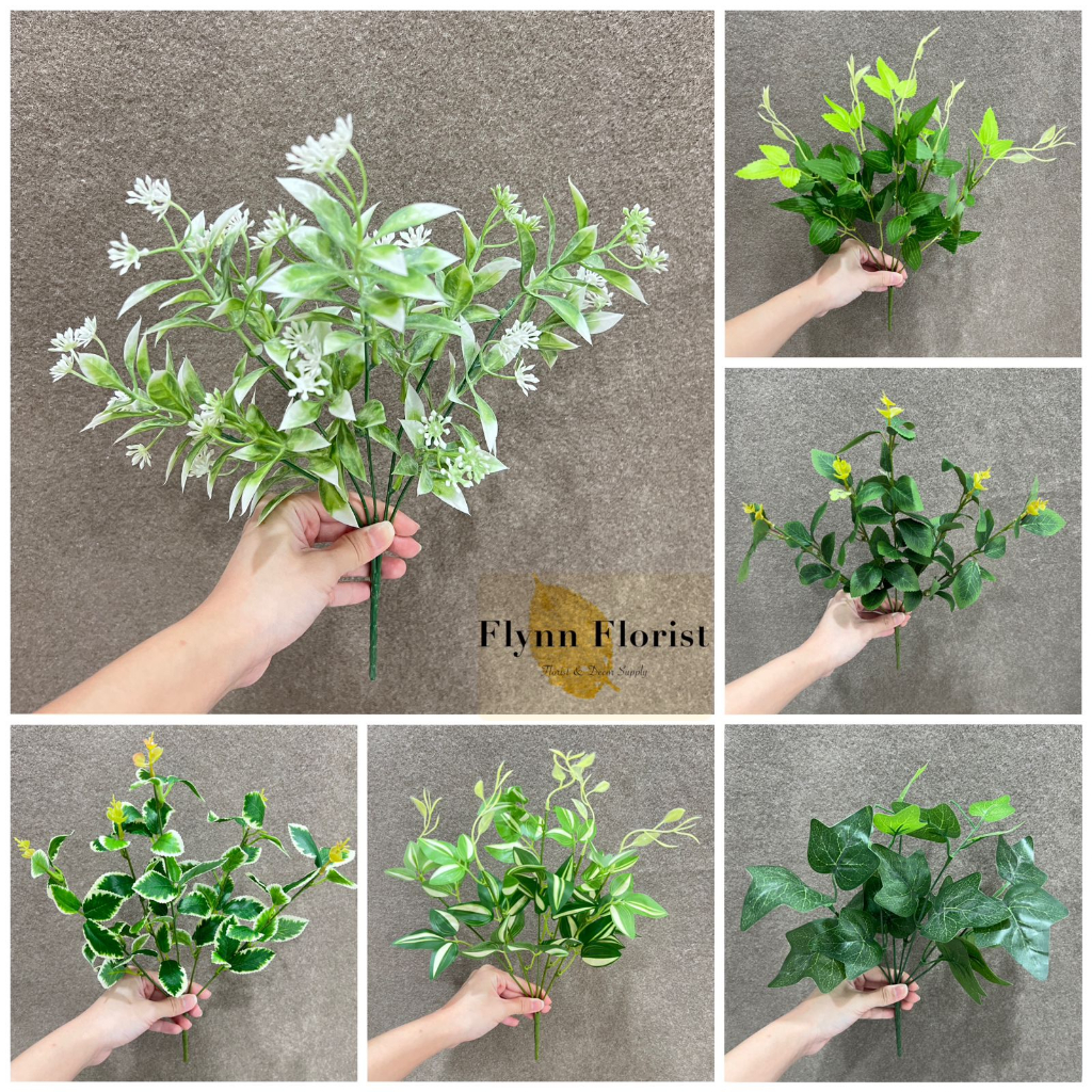 Jual Daun Rumput Variasi Peremium Cabang 5 (Satuan) Daun Dekorasi ...
